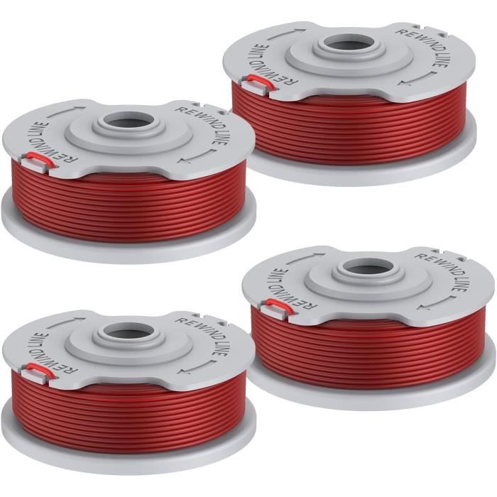 Lot de 4 bobines de rechange pour débroussailleuse, 5306-20 compatibles avec les coupe-bordures ...