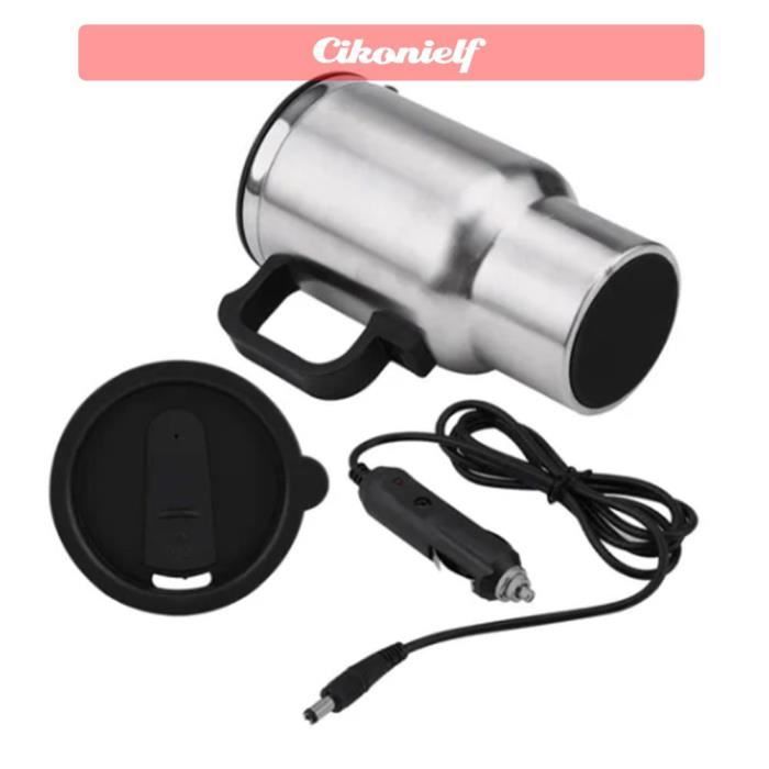 Mug Chauffant Voiture - CIKONIELF - Grande Capacité - Acier Anti-Fuite ...