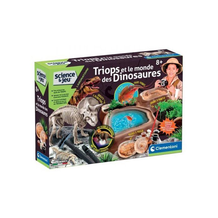 TRIOPS ET LE MONDE DES DINOSAURES - LABO SCIENCE & JEU - CLEMENTONI ...