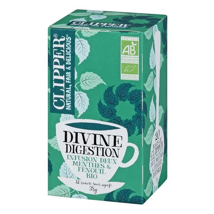 CLIPPER Infusion Divine Digestion Bio 38g - Cdiscount Au quotidien