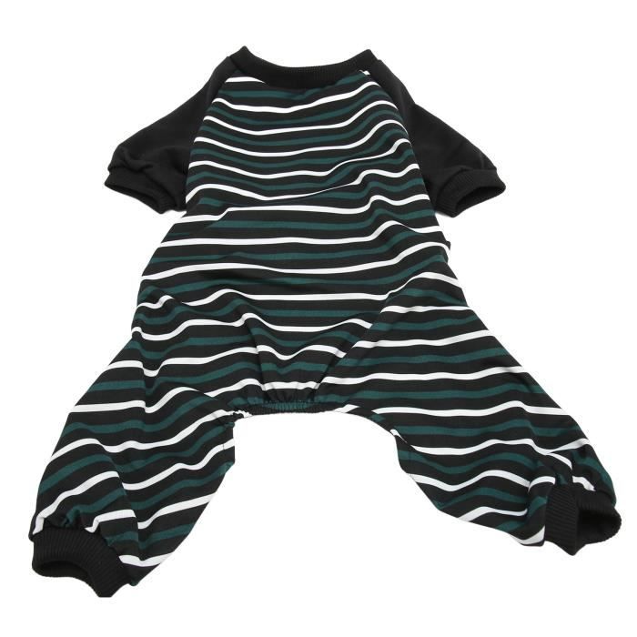 Pyjama pour chien rayé à la mode et confortable - Drfeify - HB022 ...