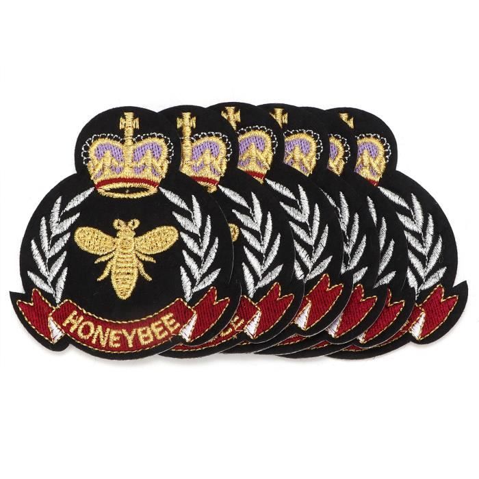 Fdit Correctifs en vrac 6 pièces patchs en tissu bricolage broderie ...