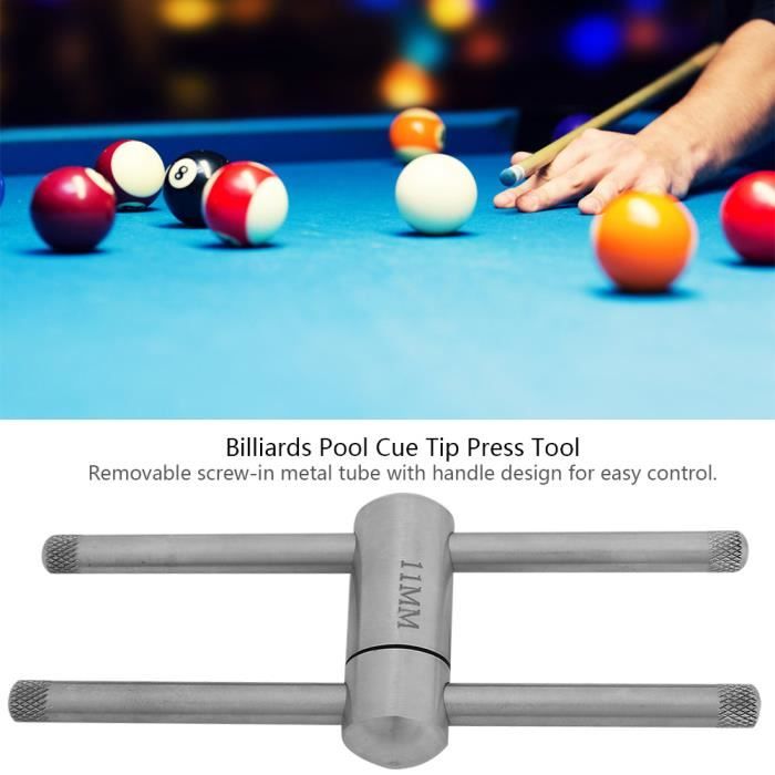 Accessoires de billard Barre de billard en acier inoxydable pour queue ...