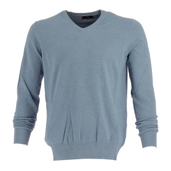 Pull en laine et cachemire pour homme - REAL CASHMERE - IUB108842 ...