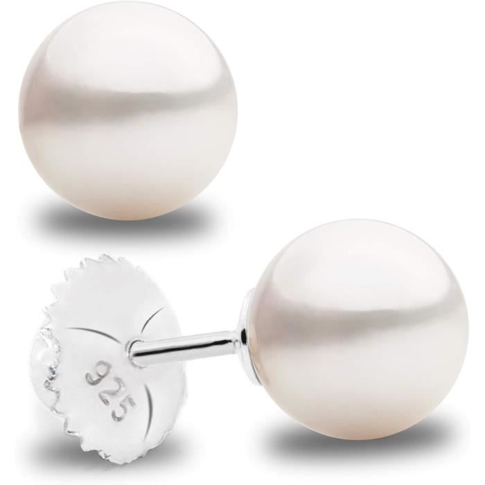 Boucles D'Oreilles En Perles Pour Bébés Et Filles Perles Rondes ...