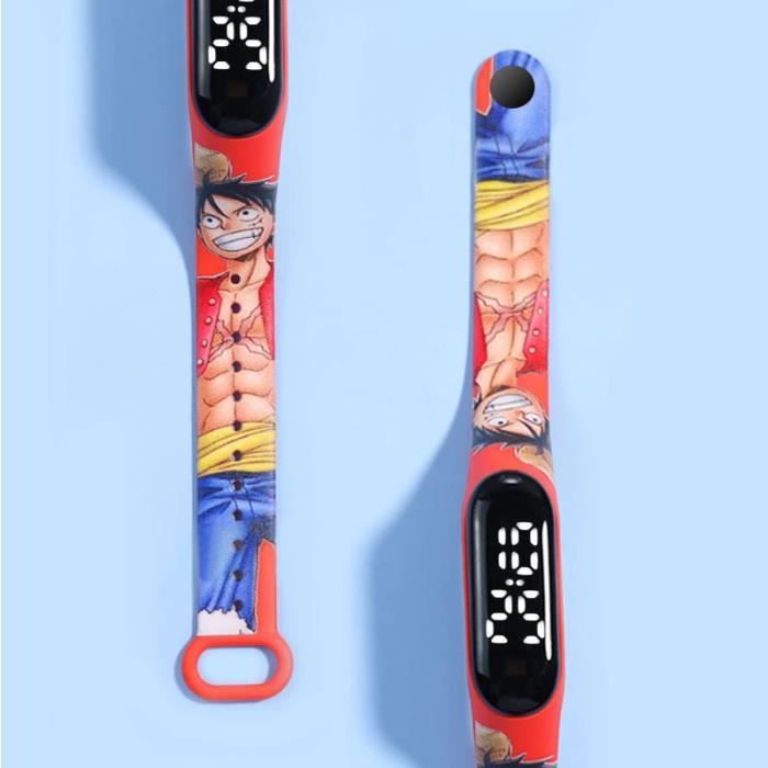 Montre bracelet ONE PIECE Luffy LCD tactile rouge , - Achat/vente ...
