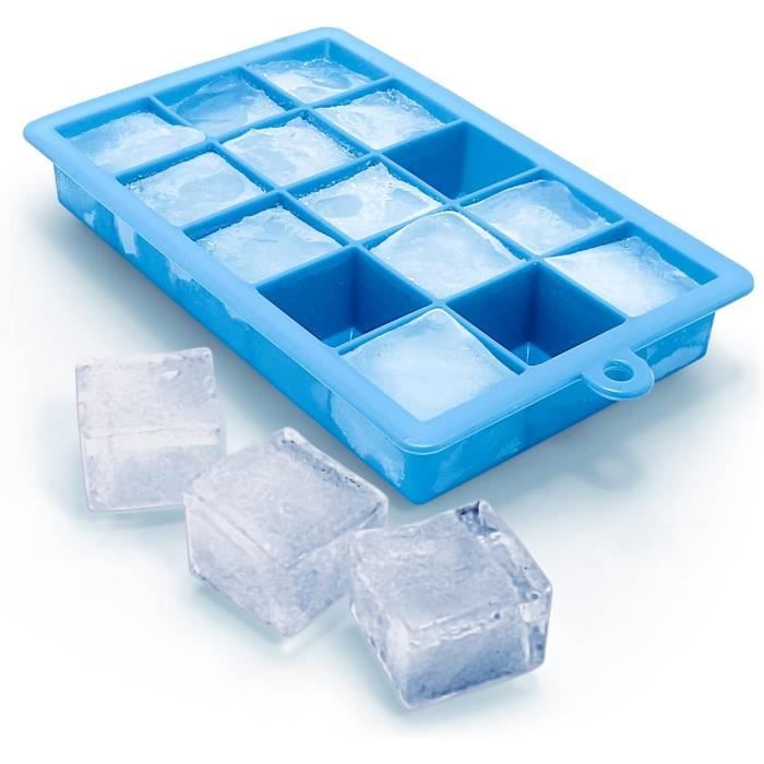 Igadgitz Home U6617 Bac à Glaçons en Silicone Alimentaire 15 Cubes - 1 ... Igadgitz Home U6617 Bac à Glaçons en Silicone Alimentaire 15 Cubes - 1 ...
