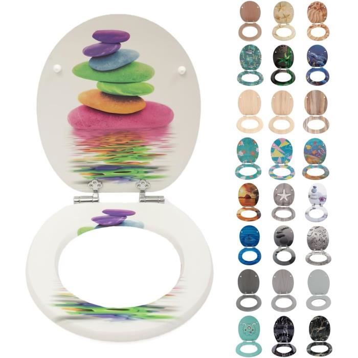 SINOBATH - Abattant de WC avec système d'abaissement automatique eois ...