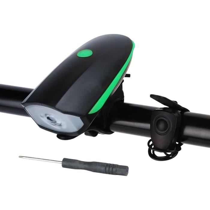 Vélo Lumière De Charge Corne Phare Vtt Klaxon Électronique Bell En ...