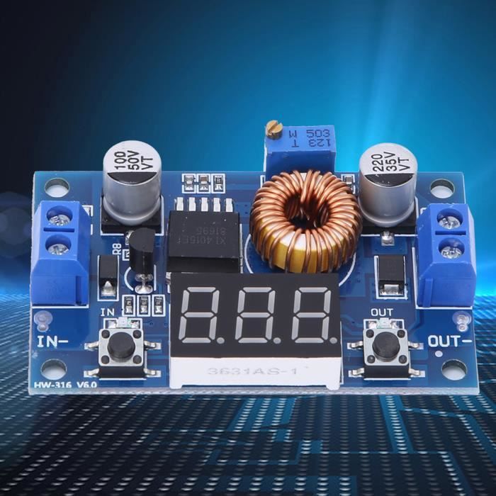 YOSOO Module DC‑DC Module , module XL4015 réglable DC-DC Module de tension réduite à rendement ...