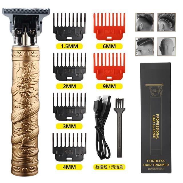 TONDEUSE CHEVEUX,Golden Panlong--Tondeuse Professionnelle T9 Pour Coiffeur À Domicile, Rasoir ...