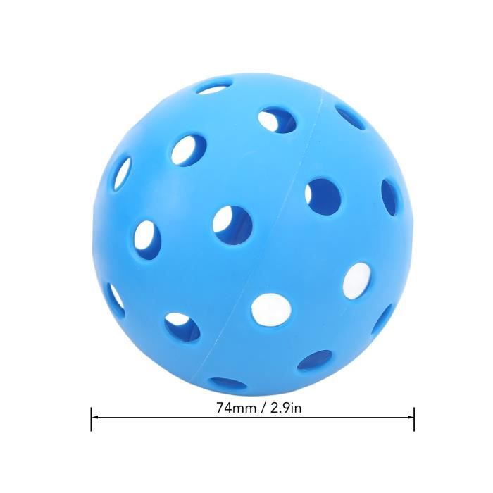 HUJ 6 PCS Pickleball Balls Plastic Hollow Ball Set Outdoor Sports ...