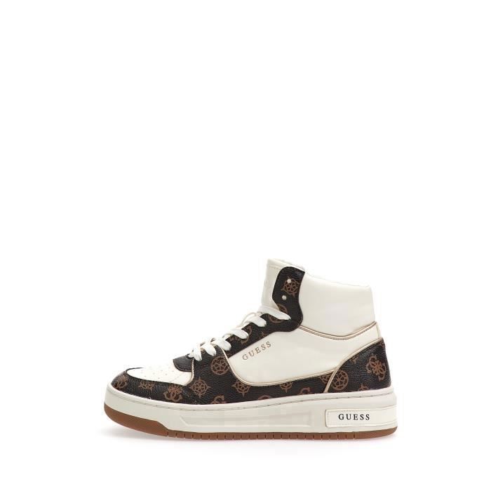 Baskets femme Guess Tullia - white brown ochra - 38 White brown ochra ...