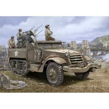 Maquette Half-Track U.S. M16 - TRUMPETER - 2ème GM - 1/16 - Plastique ...