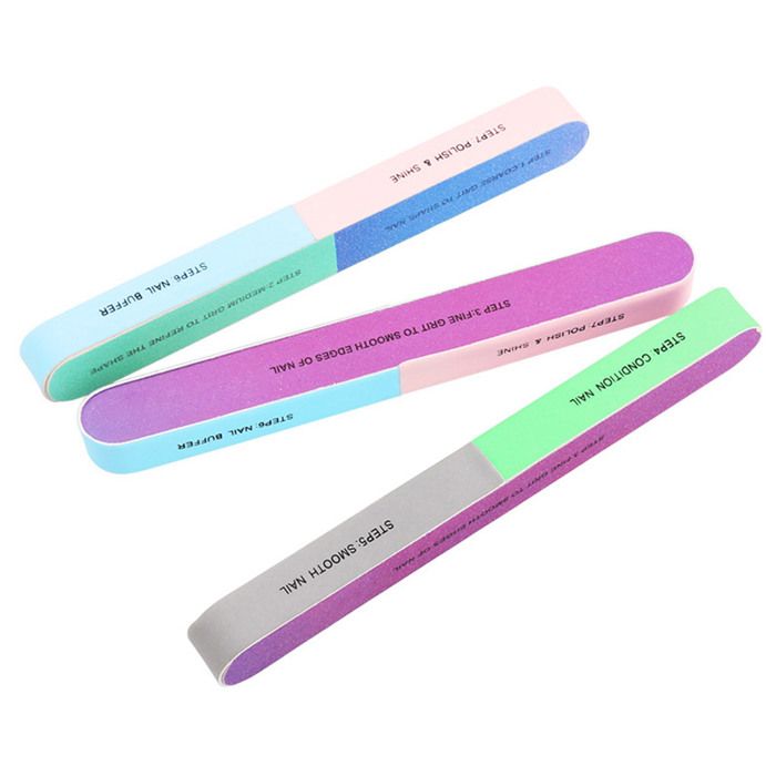 SALALIS Tampon d'art à ongles Colorful multiple côté nail art manucure ...