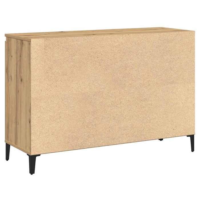 VidaXL Buffet chêne artisanal 102x35x70 cm bois d'ingénierie 856487 ...