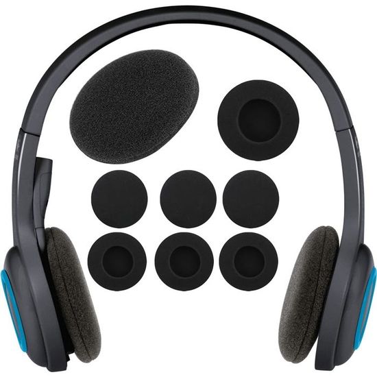 6 Pcs Headphone Ear Pads Flexible Fabric Headphone Ear Covers for ...