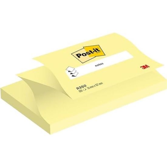 Post-it Z-Notes, Jaune Canari, Pack de 12 Blocs, 90 Feuilles par Bloc ...
