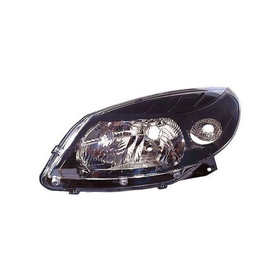 Phare avant gauche H4 noir Dacia Sandero Stepway 1 2008-2012 ...