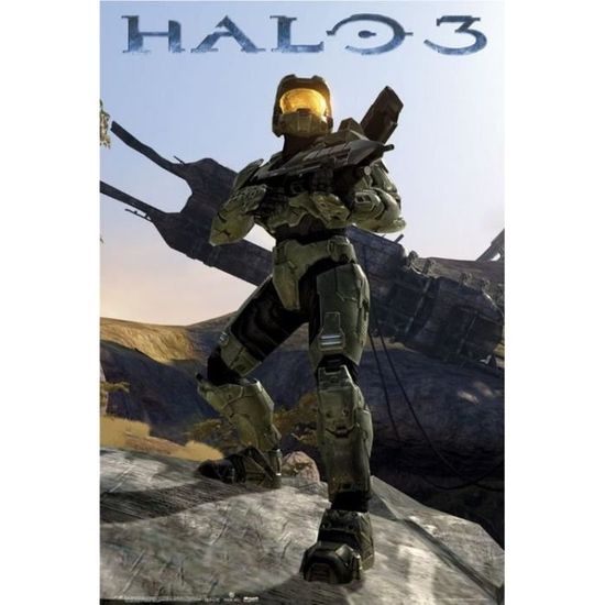 HALO 3 - Rock - 61x91,5cm - AFFICHE - POSTER - Cdiscount Maison