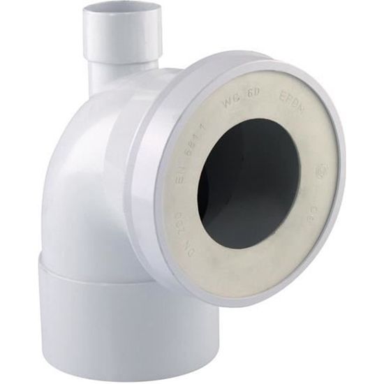 INTERPLAST Pipe WC courte coudée 90° femelle avec piquage - Cdiscount ...