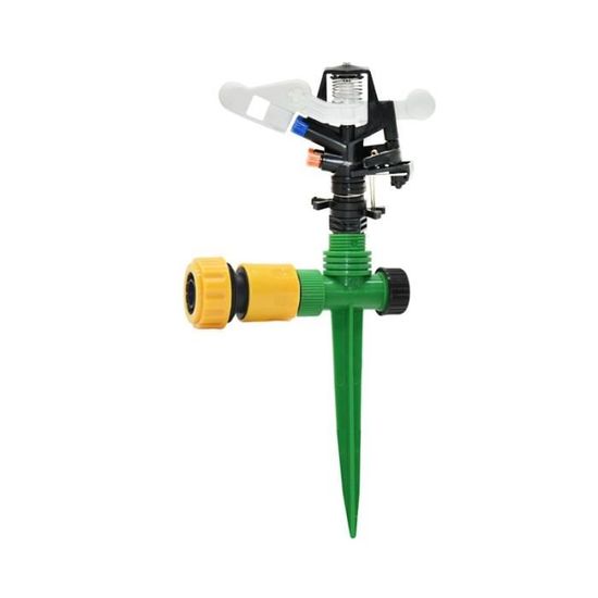 Arrosage,Buse d'arrosage rotative à 360 degrés, 2 sorties à bascule ...