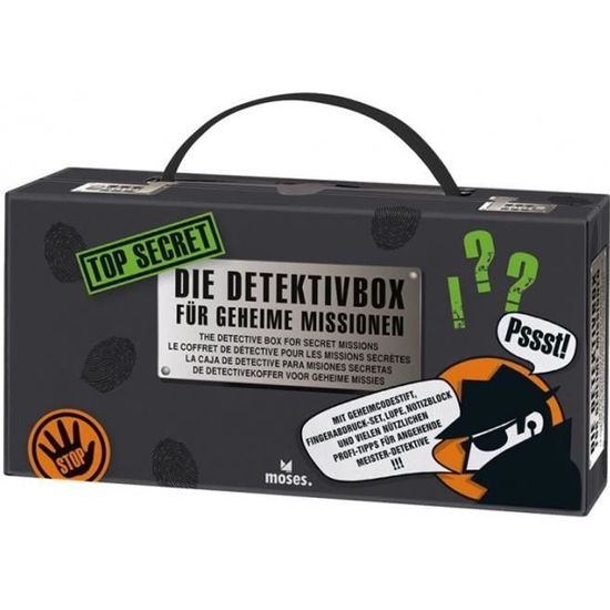 Mallette de détective Top Secret 22 cm - Cdiscount Jeux - Jouets