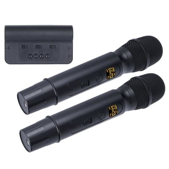 Microphone Sans Fil - SONEW - UHF Double Microphone - 80m de portée ...