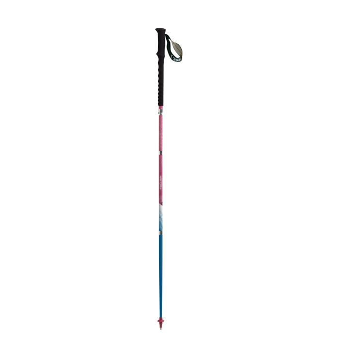Bâtons TSL Trail carbon 4 sky ultra cross - short - rose/bleu - 120 cm ...