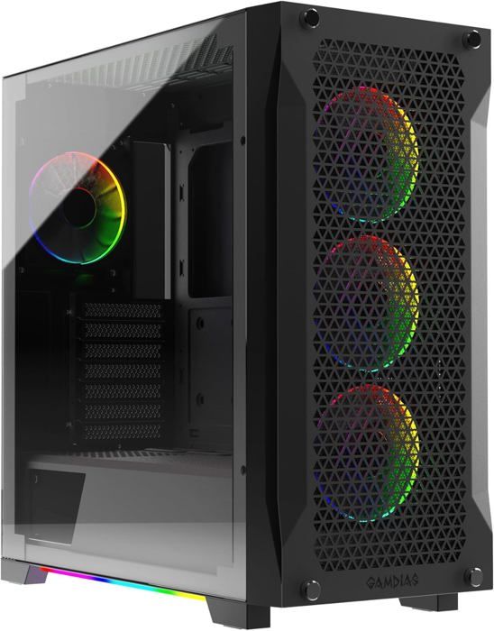 Pc Gamer Boitier, Boîtiers Gaming Atx Moyen Tour Vide, Airflow Mesh ...