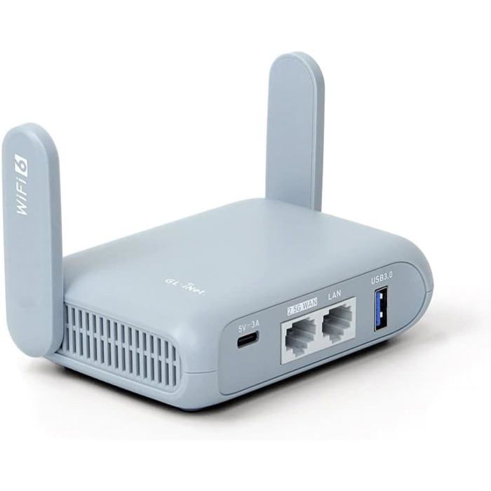 Routeur Wi‑Fi - PAPECO - GL-MT3000 - AX3000 Wi‑Fi 6 - Bi‑bande 2,4/5 ...