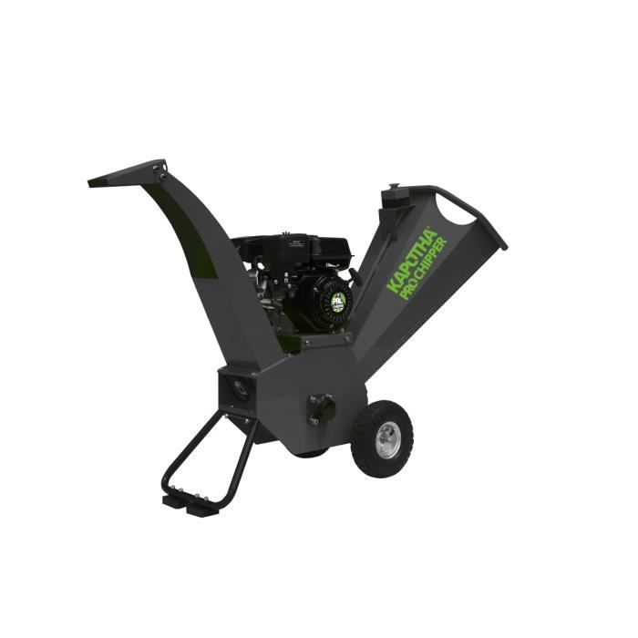 Broyeur de végétaux thermique 196cc 6,5cv - Kapotha Pro Chipper ...