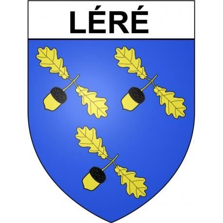 Léré 18 ville Stickers blason autocollant adhésif - Taille : 12 cm - Cdiscount Auto