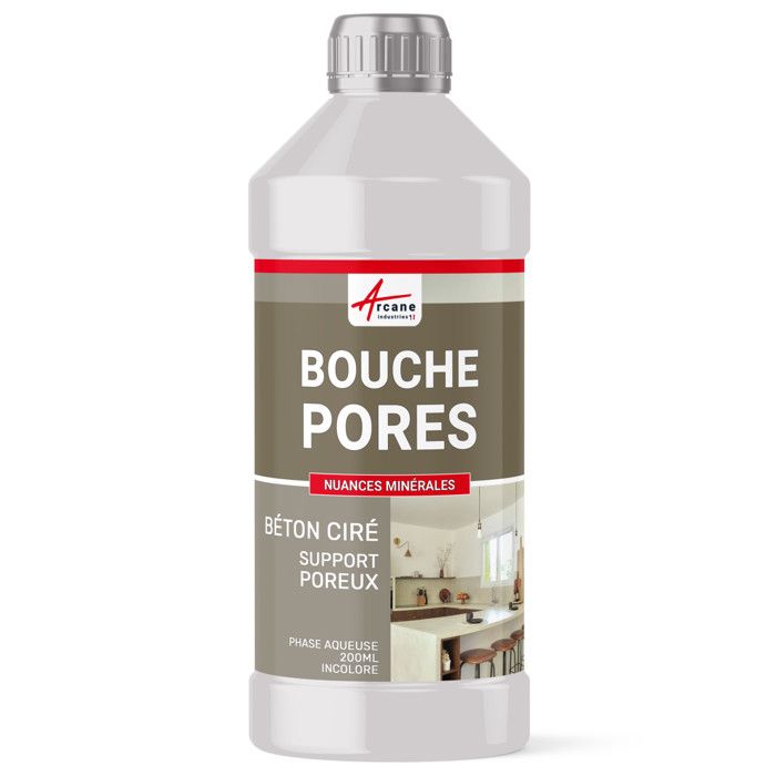 BOUCHE PORES POUR BETON CIRE 200 ml - - Cdiscount Bricolage
