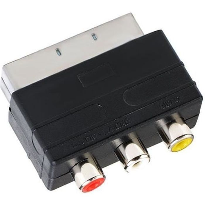 Cable - Connectique Tv - Video - Son - Adaptateur péritel mâle A / V à ...