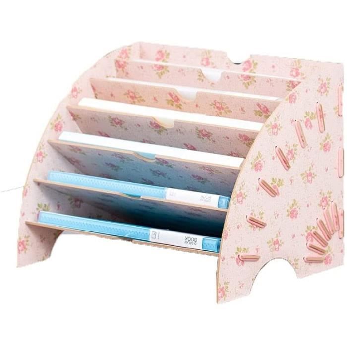 PORTE-REVUE Bureau Porte-revues Dossier de rack de fichier en forme de ...