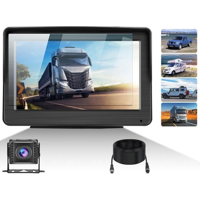 Kit Caméra De Recul Et Moniteur Filaire, 7 Pouces Écran Hd Et Caméra De ...