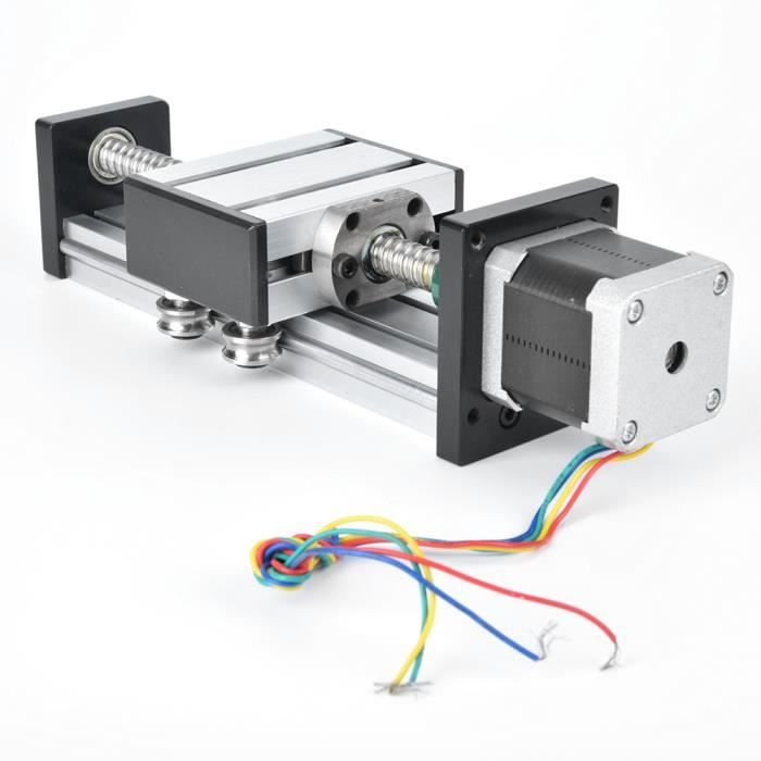 Cikonielf Rail de guidage de vis à billes Guide linéaire à glissière à ...