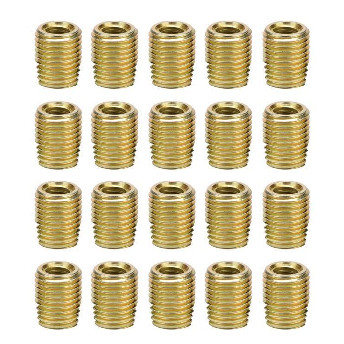EJ.life Insert de réparation de filetage 20Pcs Vis en Acier au Carbone ...