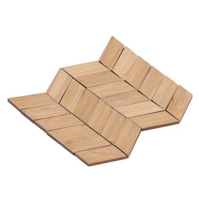 YIC Plancher De Maison De Poupée 1/12 Maison De Poupée Plancher Réaliste Décoratif Bricolage ...