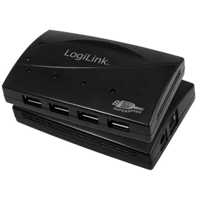 Hub USB 3.0, 4 ports, couleur: noir, avec bloc - Cdiscount Informatique