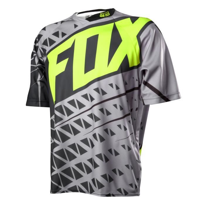 Fox Demo - jersey Homme - SS gris Gris Gris - Cdiscount Sport