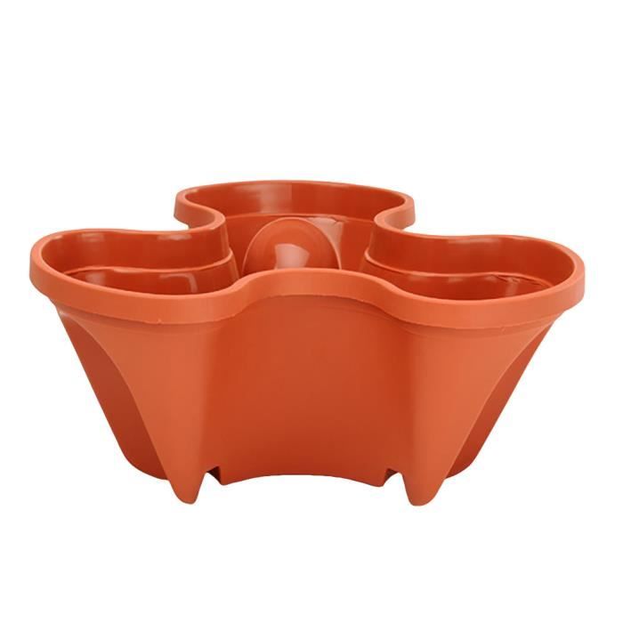 Pot à Fraises Superposé - SALALIS - Plastique - Couleurs vives ...