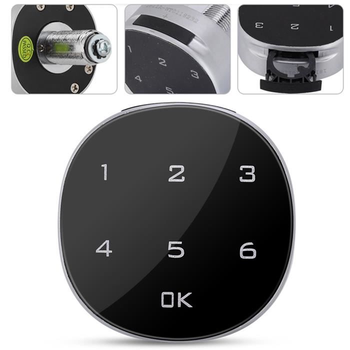 Verrou codé - SALALIS - Électronique numérique - Alliage de zinc - Réversible - Zingué ...