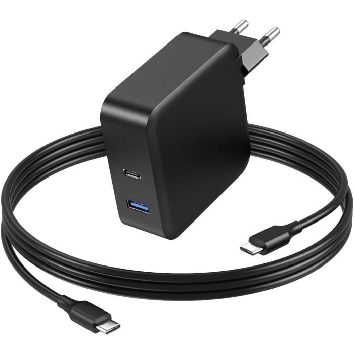 Chargeur Ordinateur USB C 100W 90W 65W 45W Alimentation PC Portable ...