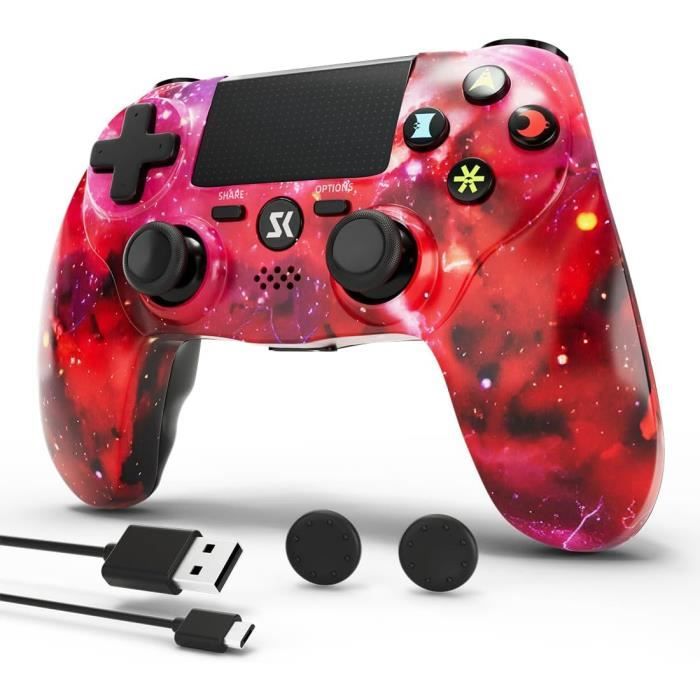 Manette Sans Fil Pour Ps4, Multiplateforme Manette Compatible Avec Ps4 ...