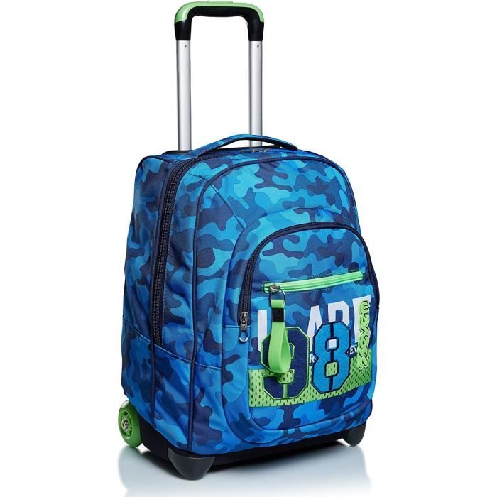 Trolley Enfant 40 Litres Sac à Dos Trolley SJ Gang 2 En 1 – Rose, 40 ...