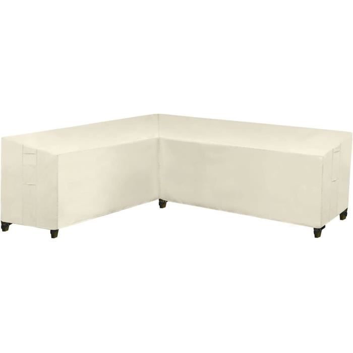 GEBIN Housse de Protection pour Meubles de Jardin en Forme de L ...