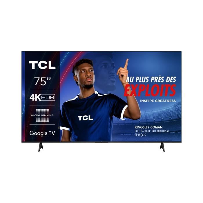 Téléviseur - TCL - 75P61B - 75 pouces - 4K UHD - Noir - Cdiscount TV Son Photo