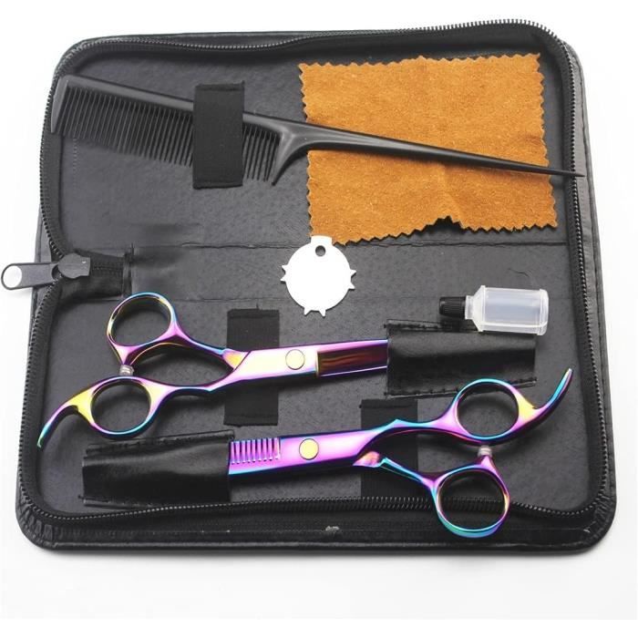 6,0 Pouces Ciseaux De Coiffure Ciseaux De Ciseaux De Coiffure Coloré ...